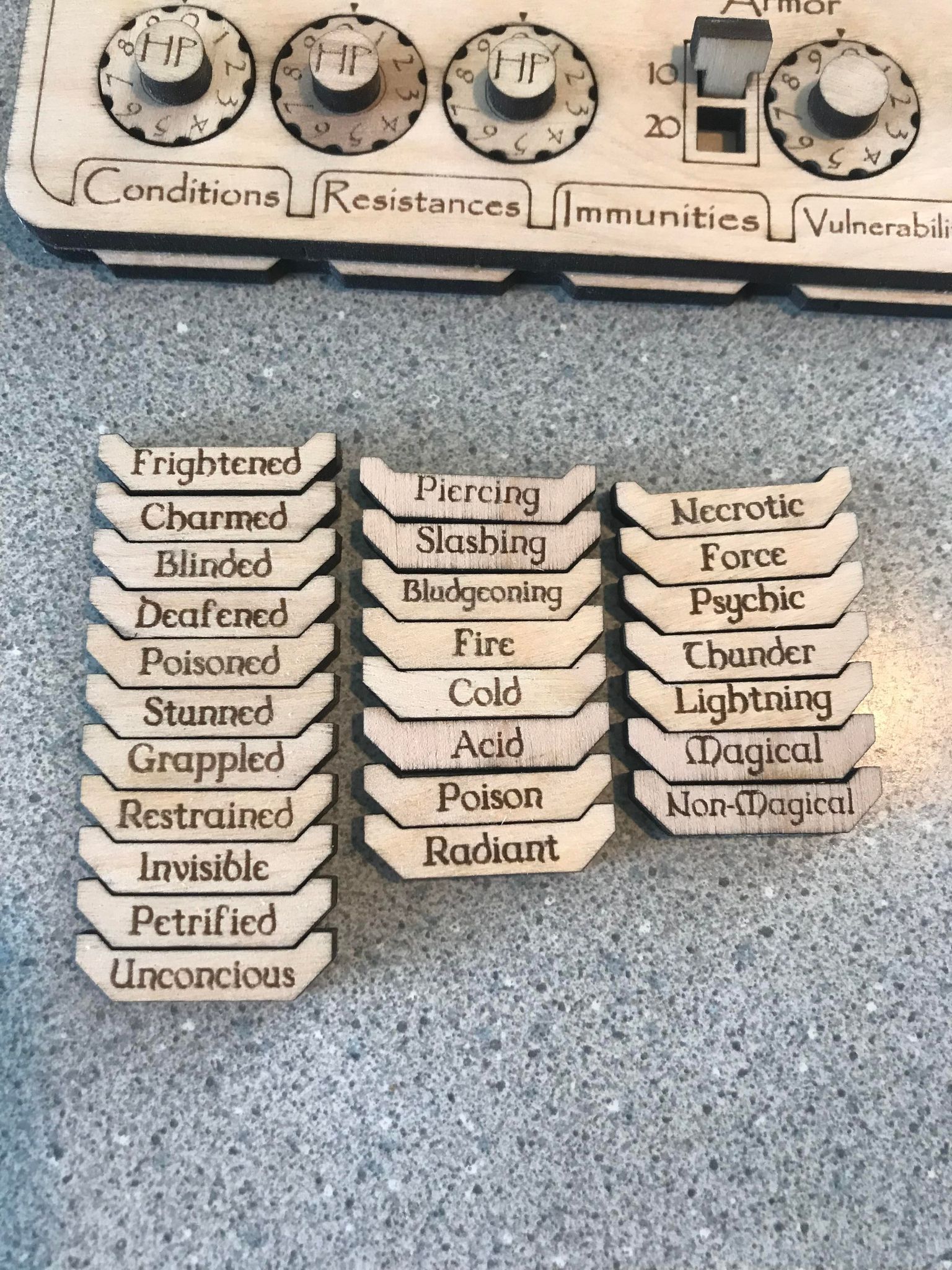 Enhanced Monster Tracker Board for Dungeons & Dragons – J3Design